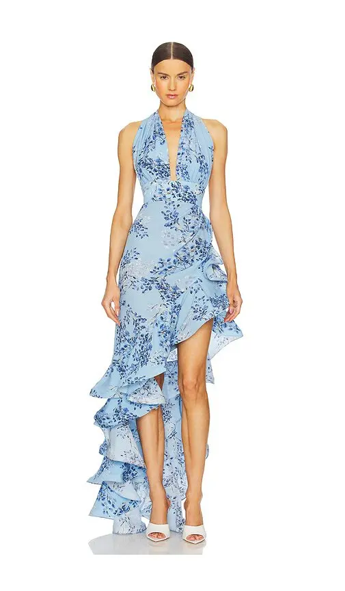 BRONX BANCO Bronte Poppy Maxi Dress