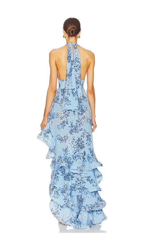 BRONX BANCO Bronte Poppy Maxi Dress
