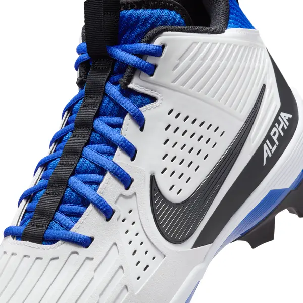 Nike Alpha Menace Strong Football Cleats - White