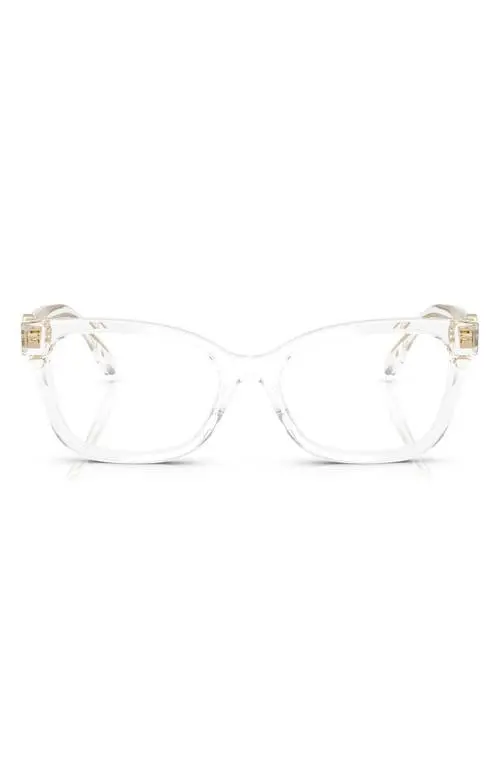 Tory Burch 49mm Phantos Optical Glasses - Clear