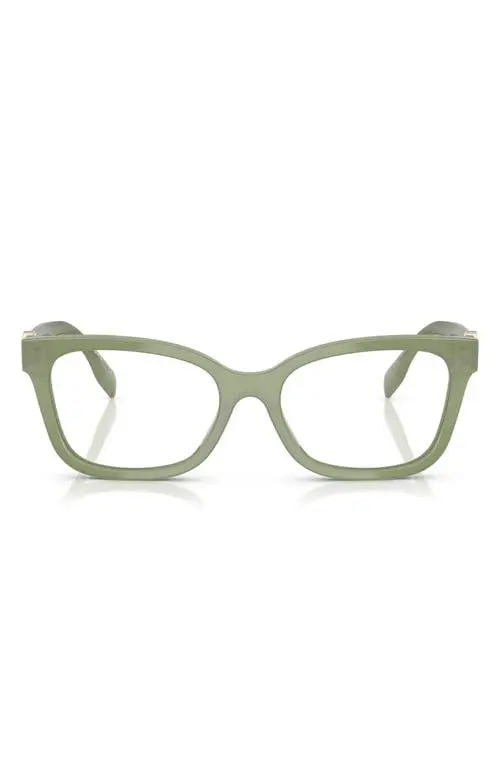 Tory Burch 49mm Phantos Optical Glasses - Green