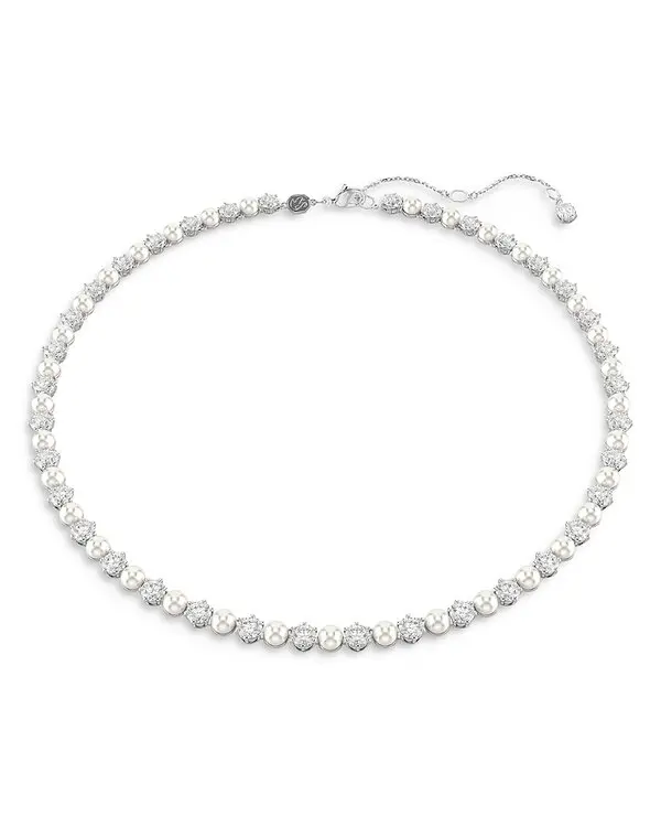 SWAROVSKI Matrix Tennis Necklace - Silver