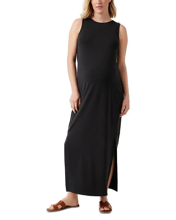 INGRID & ISABEL Column Maternity Dress - Black