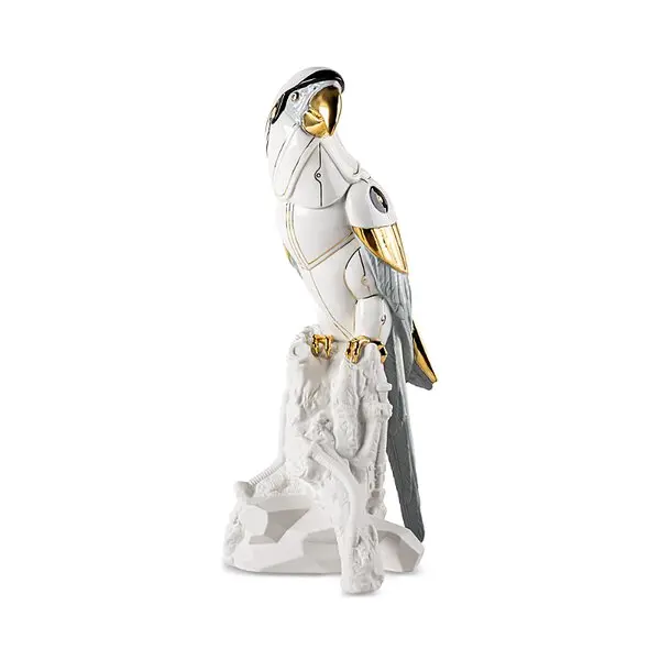 LLADRO Macaw Bird Cyborg Sculpture - Multi