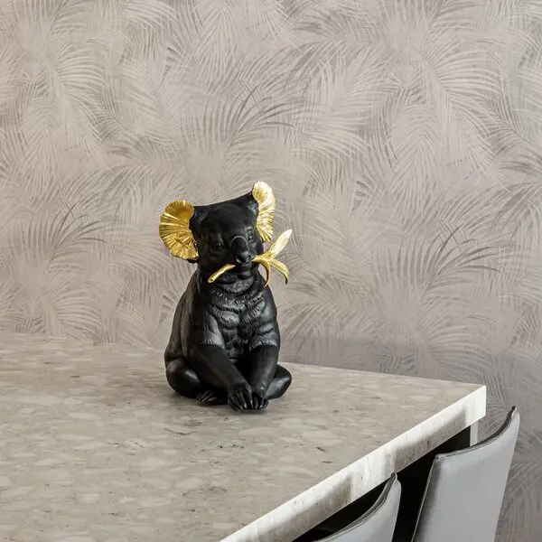 LLADRO Black And Gold Koala Limited Edition Sculpture