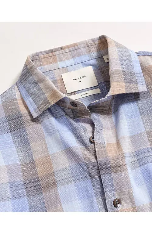 Billy Reid Hutcheson Standard Fit Check Cotton Button-up Shirt - Multi