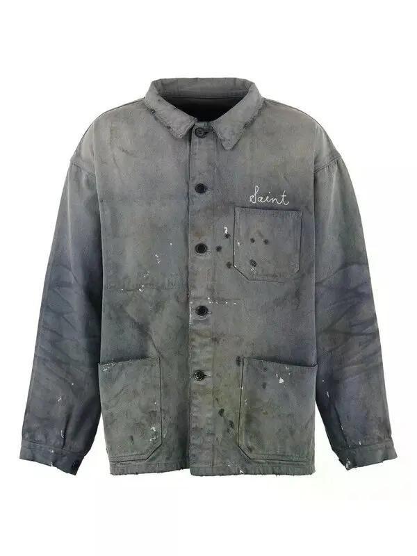 SAINT MXXXXXX Distressed Shirt