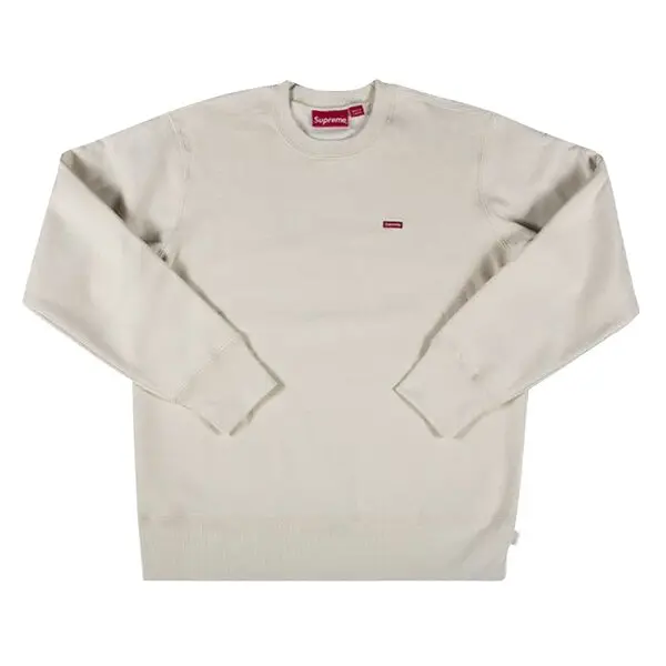 Supreme Small Box Crewneck 'natural - Tan