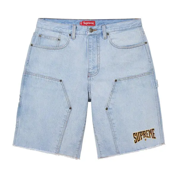 Supreme Cutoff Double Knee Denim Painter Short