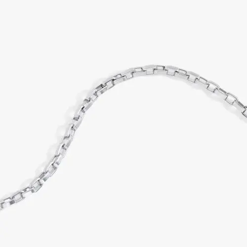 ALEX AND ANI Everyday Box Link Chain Bracelet - Silver