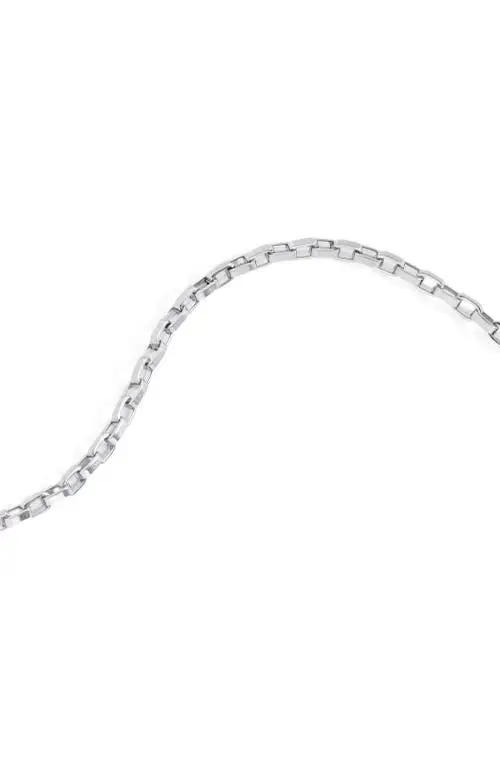 ALEX AND ANI Everyday Box Link Chain Bracelet - Silver