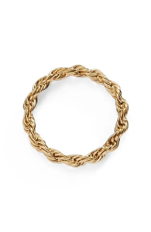 ALEX AND ANI French Rope Chain Ring - Gold