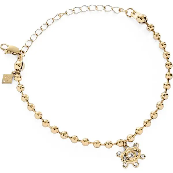 ALEX AND ANI Evil Eye Ball Chain Bracelet - Gold