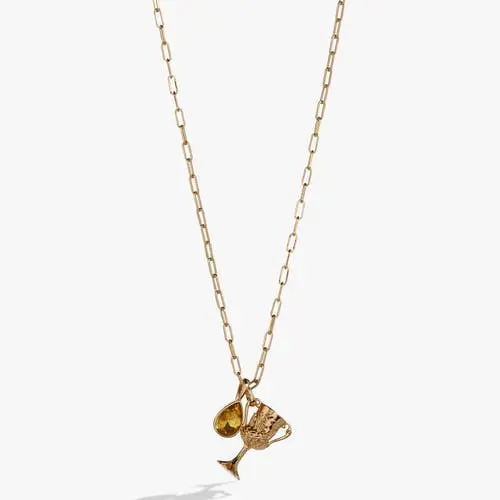 ALEX AND ANI Harry Potter™ Hufflepuff Cup Pendant Necklace - Gold