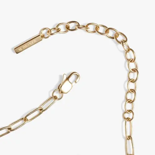 ALEX AND ANI Paperclip Layering Necklace - Gold