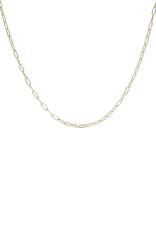 ALEX AND ANI Paperclip Layering Necklace - Gold