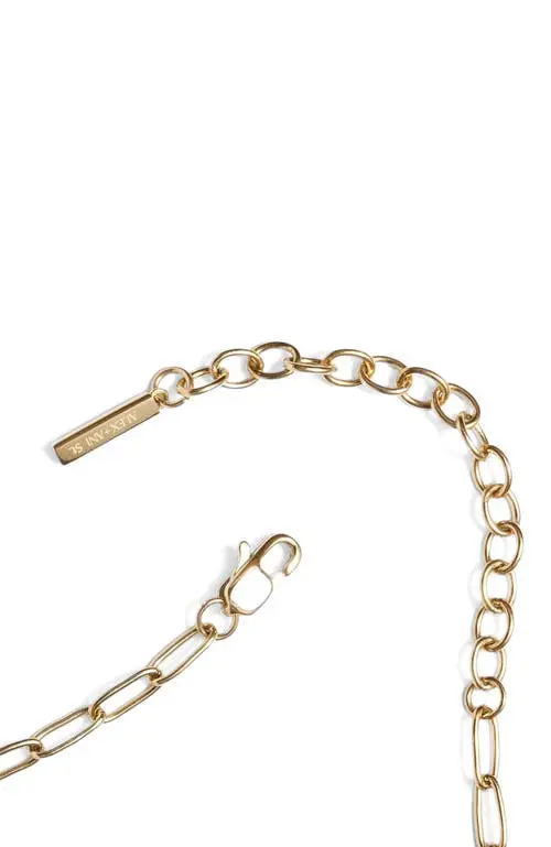 ALEX AND ANI Paperclip Layering Necklace - Gold