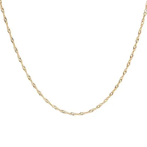 ALEX AND ANI Singapore Chain Layering Necklace - Gold