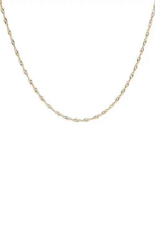 ALEX AND ANI Singapore Chain Layering Necklace - Gold