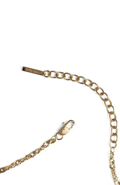 ALEX AND ANI Singapore Chain Layering Necklace - Gold