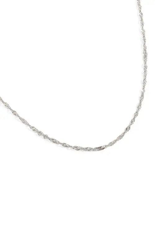 ALEX AND ANI Singapore Chain Layering Necklace