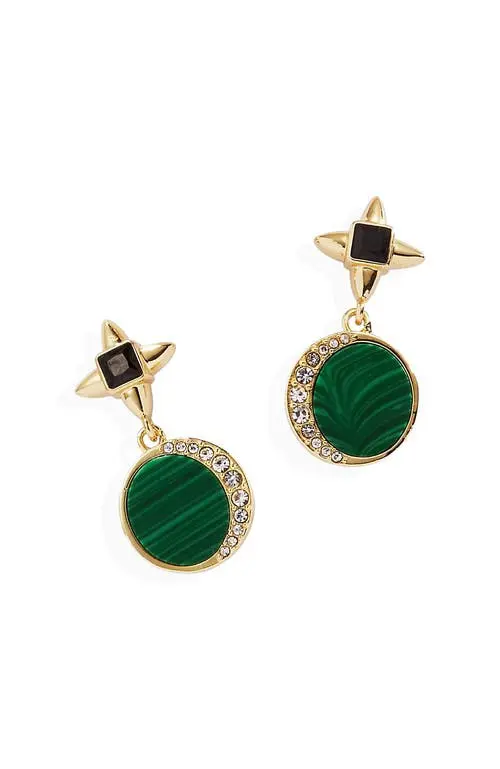 ALEX AND ANI Drop Earrings - Malachite
