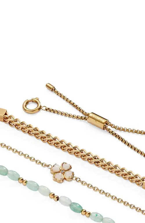 ALEX AND ANI Four-leaf Clover Bracelet Set