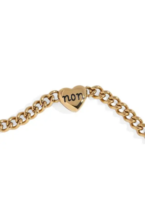 ALEX AND ANI Oui Non Heart Inline Bracelet