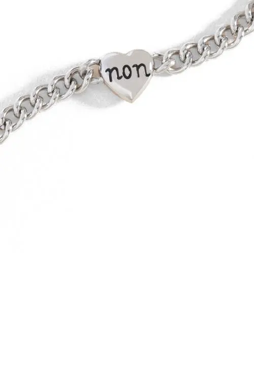 ALEX AND ANI Oui Non Heart Inline Bracelet