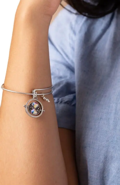 ALEX AND ANI Harry Potter™ Time Turner Spinner Charm Bangle Bracelet