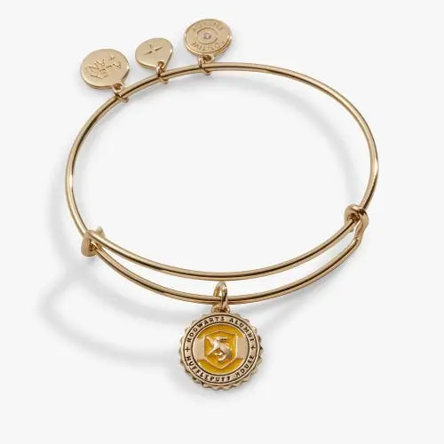 ALEX AND ANI Harry Potter™ Hufflepuff House Charm Bangle Bracelet - Gold