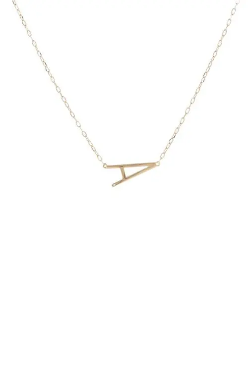 ALEX AND ANI Gold-plated Initial Pendant Necklace - Gold - A
