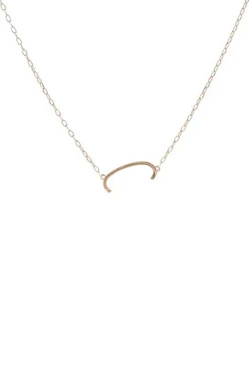 ALEX AND ANI Gold-plated Initial Pendant Necklace - Gold - C