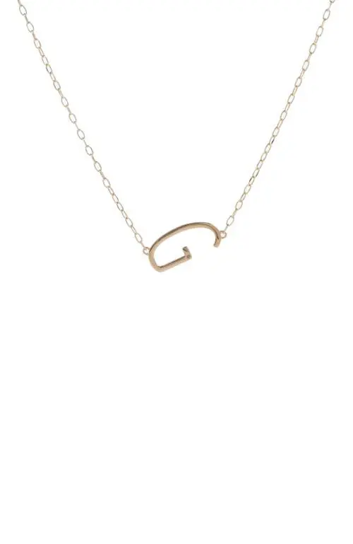 ALEX AND ANI Gold-plated Initial Pendant Necklace - Gold - G