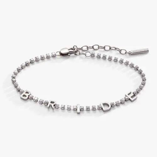 ALEX AND ANI Bride Tennis Chain Bracelet - Silver
