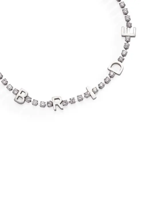 ALEX AND ANI Bride Tennis Chain Bracelet - Silver