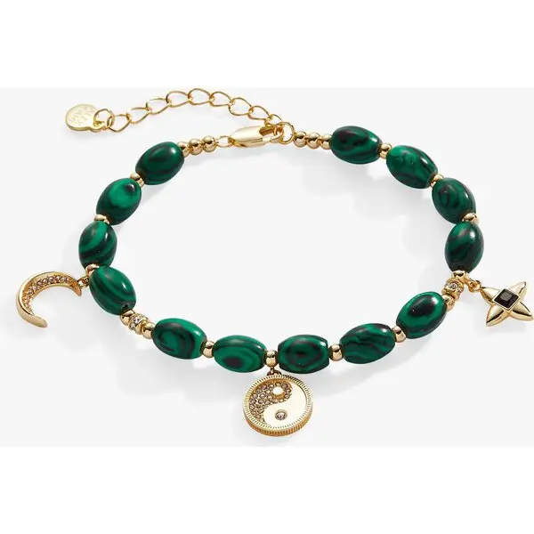 ALEX AND ANI Charm Bracelet - Malachite
