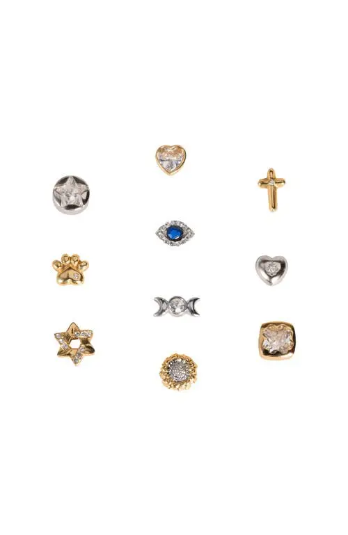 ALEX AND ANI Star Of David Mini Stud Earrings - Gold