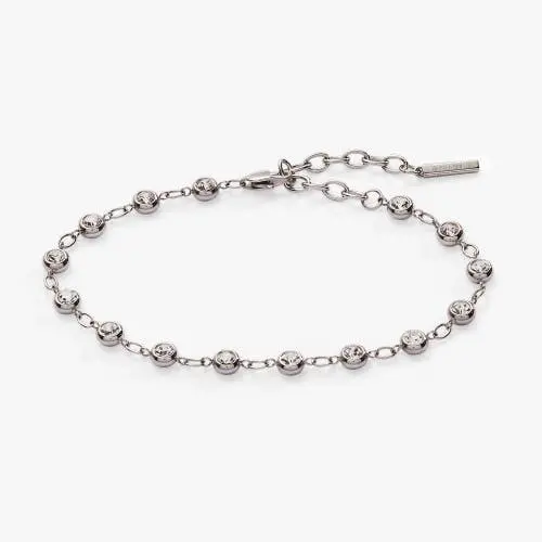 ALEX AND ANI Crystal Pebble Bracelet - Silver