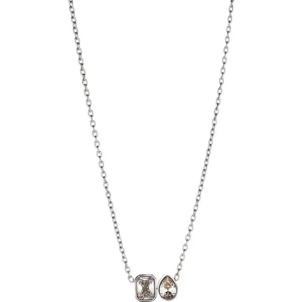 ALEX AND ANI Moi Et Toi Pendant Necklace - Silver