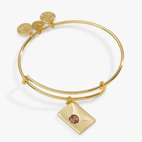 ALEX AND ANI Harry Potter™ Acceptance Letter Charm Bangle Bracelet - Gold