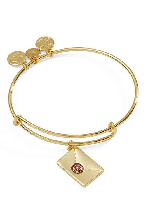 ALEX AND ANI Harry Potter™ Acceptance Letter Charm Bangle Bracelet - Gold