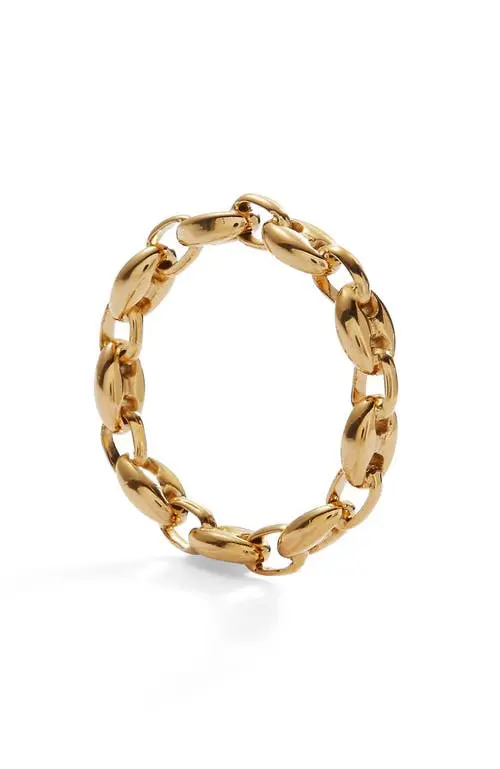 ALEX AND ANI Frozen Mariner Chain Ring - Gold