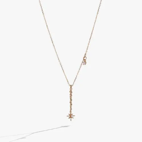 ALEX AND ANI Harry Potter™ Hermione Wand Necklace - Gold