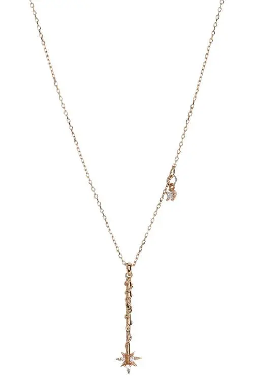 ALEX AND ANI Harry Potter™ Hermione Wand Necklace - Gold
