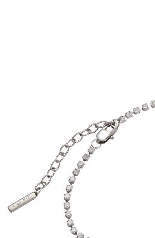 ALEX AND ANI Mama Tennis Bracelet - Silver