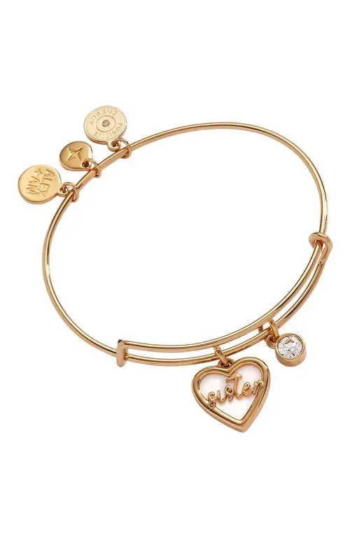 ALEX AND ANI Sister Bangle Bracelet - Gold