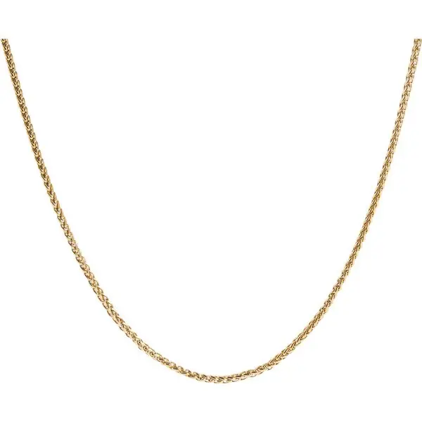 ALEX AND ANI Wheat Chain Layering Necklace - Gold