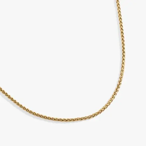ALEX AND ANI Wheat Chain Layering Necklace - Gold