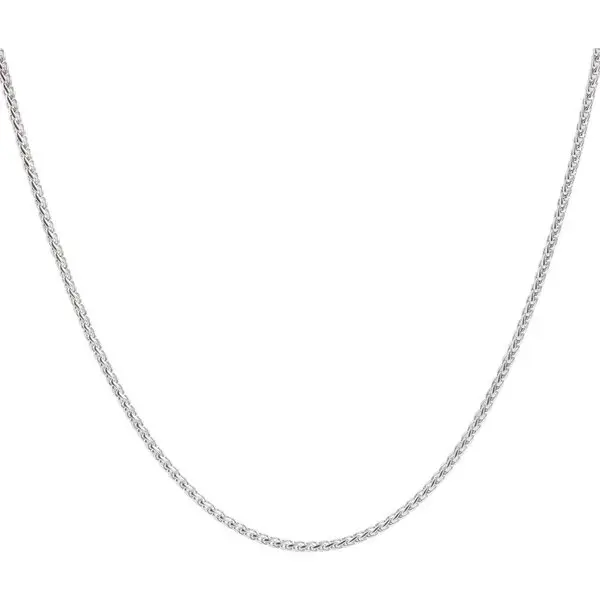ALEX AND ANI Wheat Chain Layering Necklace - Silver
